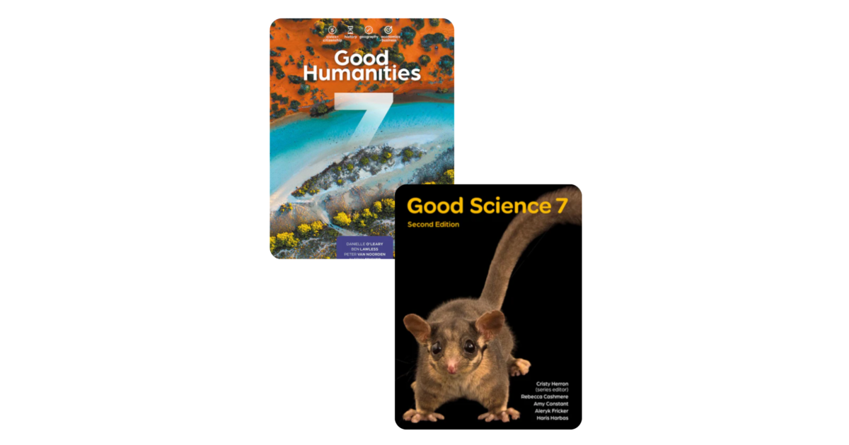 Lilydale Books | MATILDA GOOD HUMANITIES & GOOD SCIENCE 7 BUNDLE 2E