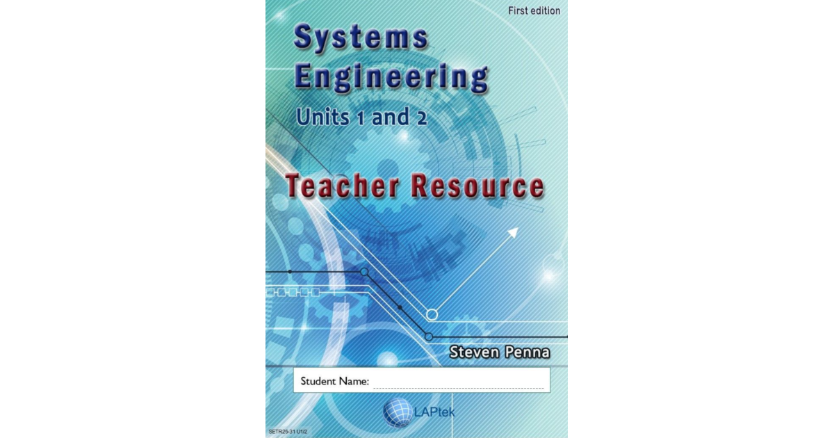 Lilydale Books | SYSTEMS ENGINEERING 2026 - 2031 UNITS 1&2 TEACHER…