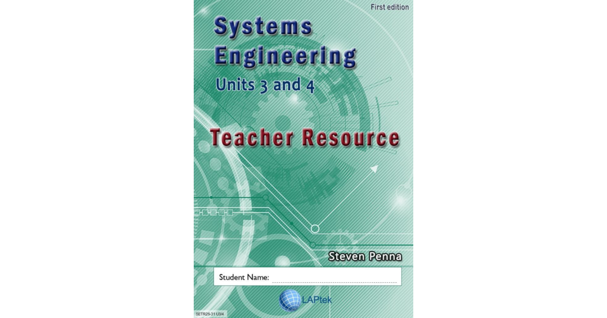 Lilydale Books | SYSTEMS ENGINEERING 2026 - 2031 UNITS 3&4 TEACHER…