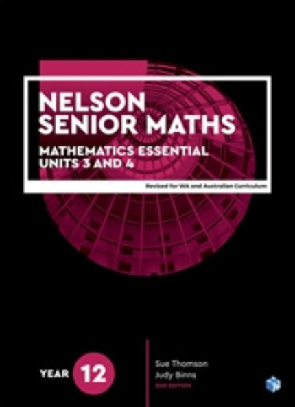 Lilydale Books | NELSON SENIOR MATHS 12 MATHEMATICS ESSENTIAL UNITS…