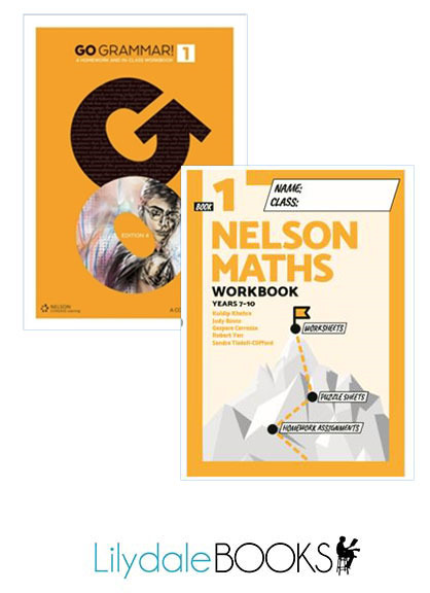 Lilydale Books | NELSON GO GRAMMAR & NELSON MATHS BOOK 1 WORKBOOK PACK