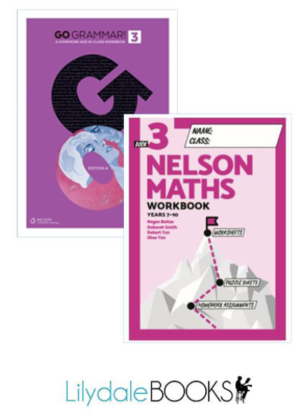 Lilydale Books | NELSON GO GRAMMAR & NELSON MATHS BOOK 3 WORKBOOK PACK