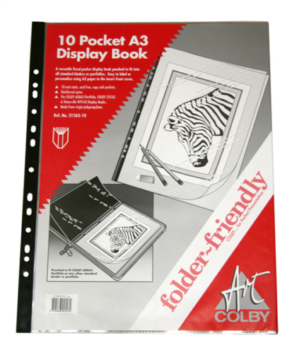 Lilydale Books | A3 COLBY FLIP FILE DISPLAY BOOK 10 POCKET
