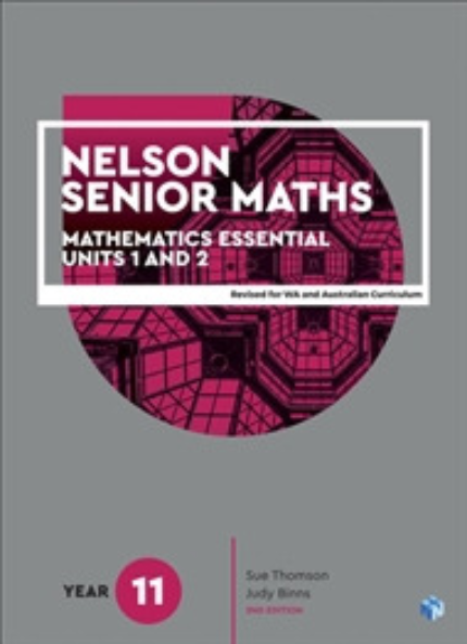 Lilydale Books | NELSON SENIOR MATHS 11 MATHEMATICS ESSENTIAL UNITS…
