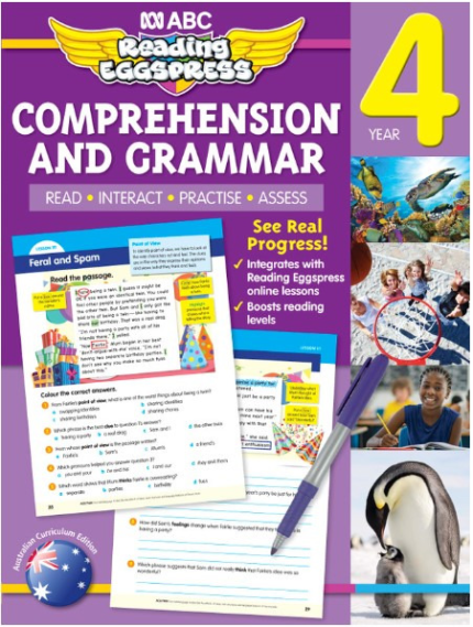Lilydale Books | ABC READING EGGSPRESS COMPREHENSION & GRAMMAR YEAR 4