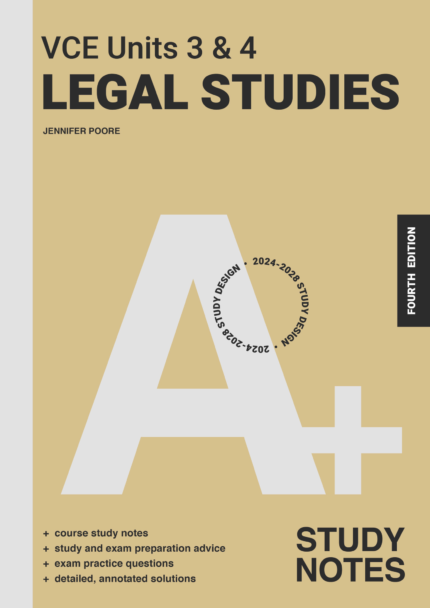 Lilydale Books | A+ LEGAL STUDIES NOTES VCE UNITS 3&4 4E
