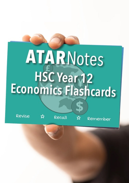 Lilydale Books | ATAR NOTES HSC YEAR 12 ECONOMICS FLASHCARDS