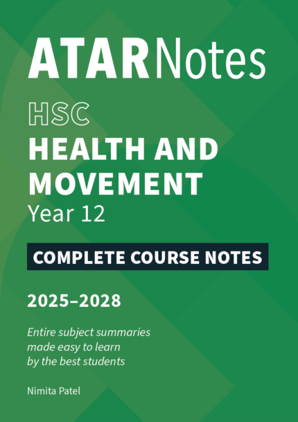Lilydale Books | ATAR NOTES HSC YEAR 12 HEALTH AND MOVEMENT SCIENCE…