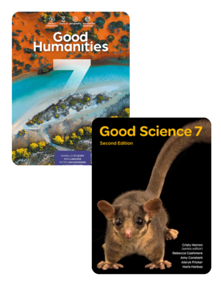 Lilydale Books | MATILDA GOOD HUMANITIES & GOOD SCIENCE 7 BUNDLE 2E