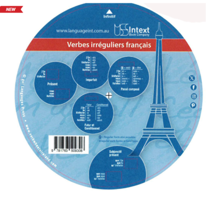 Lilydale Books | VERB WHEEL FRENCH IRREGULAR VERB WHEEL (2024)