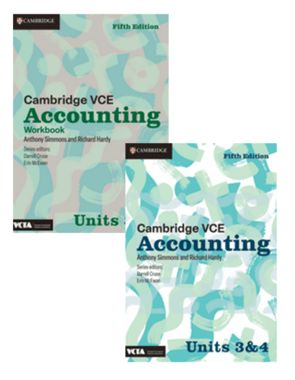 Lilydale Books | CAMBRIDGE VCE ACCOUNTING UNITS 3&4 TEXTBOOK