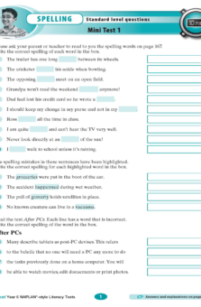 Lilydale Books | EXCEL NAPLAN STYLE LITERACY TESTS YEAR 5