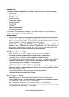 Lilydale Books | THE COLLABORATIVE CLASSROOM: 50 COOPERATIVE LEARNING…